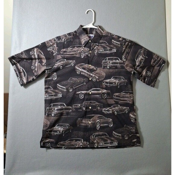 reyn spooner | Shirts | Reyn Spooner Eddy Y Art Vintage Classic Chevy Camaro Car Shirt Mens ...